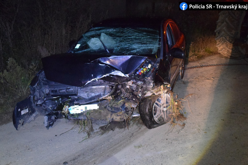 FOTO: Tragická nehoda na ceste Šaštín-Stráže - Dojč - NaZáhorí.sk